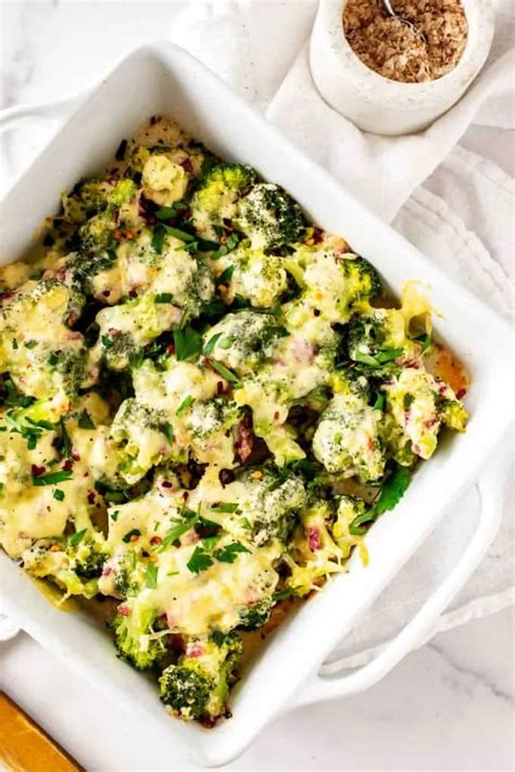 Keto Broccoli Cheese Casserole Kicking Carbs