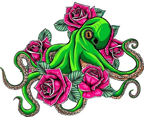 1 Thousand Octopus Clip Art Black White Royalty Free Images Stock