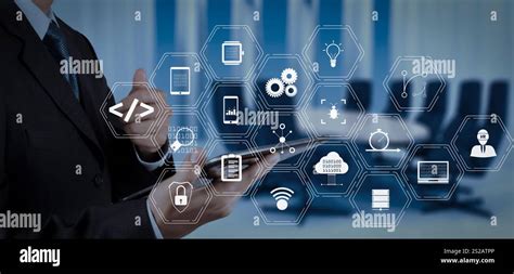 Coding Software Developer Work With Augmented Reality Dashboard Computer Icons Of Scrum Agile