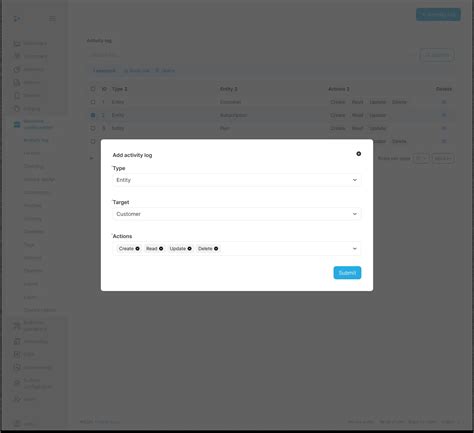 Activity Log Monetization Web Docs Tridens Technology