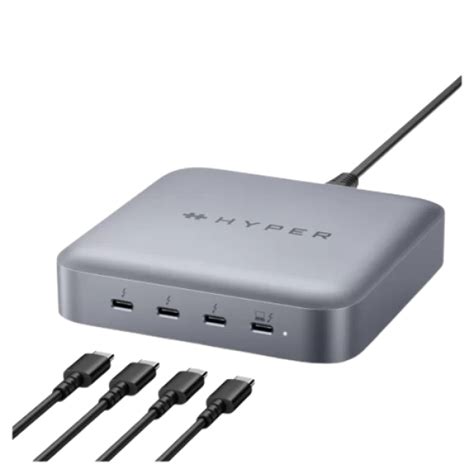 Hub Chuyển đổi Hyper Thunderbolt 4 In 1 Sạc Gan Hdtb4ph Giá Rẻ