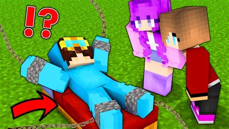Crazy Zoey And Girl Vs Tied Nico To Bed Funny Story In Minecraft