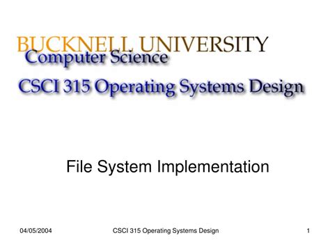 PPT File System Implementation PowerPoint Presentation Free Download ID 6030074