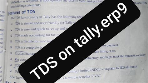 Acei Advanceage Computer Education Institute Tm By Tds In Tally Erp9 Tds Erp9 Tally Youtube