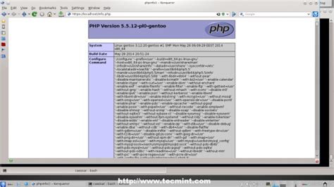 Installing Lamp Linux Apache Mysql Php And Phpmyadmin In Gentoo Linux