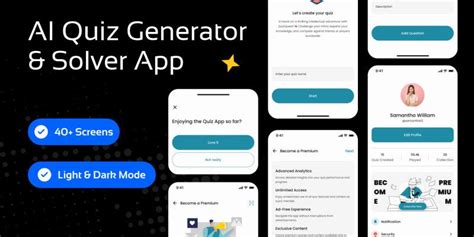 AI Quiz Generator And Solver Flutter UI Kit By Miksilabs Code Market