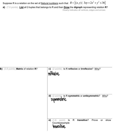 Solved Suppose R Is A Relation On The Set Of Natural Numbers Chegg Com