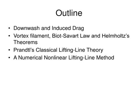 PPT Chapter Incompressible Flow Over Finite Wings PowerPoint Presentation ID