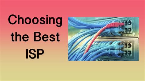 Choosing The Best Isp Tapscape