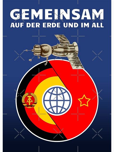 Gdrddr Ussr 1978 — Soviet Vintage Space Poster Propaganda Poster