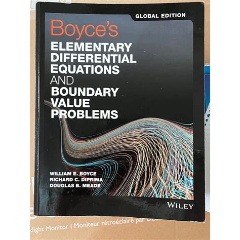 Boyces Differential Equations 常微分方程 蝦皮購物