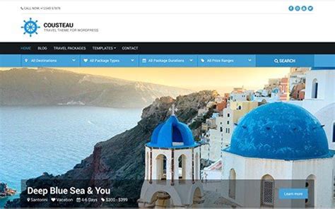 CSS Igniter Cousteau WordPress Theme Wapoo Club