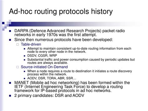 PPT Ad Hoc Routing PowerPoint Presentation Free Download ID 3748076