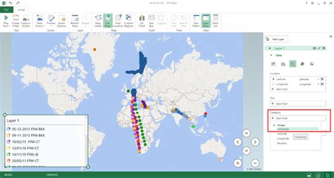 How To Make A Map In Excel With Latitude And Longitude Co Ordinates