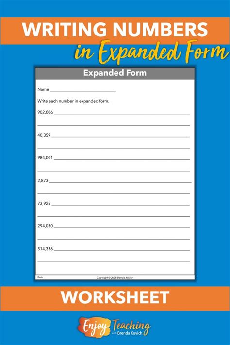 How To Write A Number In Expanded Form