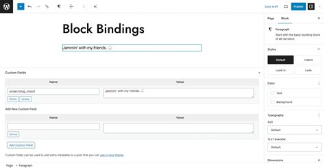Introducing Block Bindings Part 1 Connecting Custom Fields