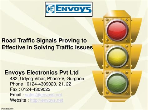 PPT Road Traffic Signals Proving To Effective In Solving Traffic Issues PowerPoint