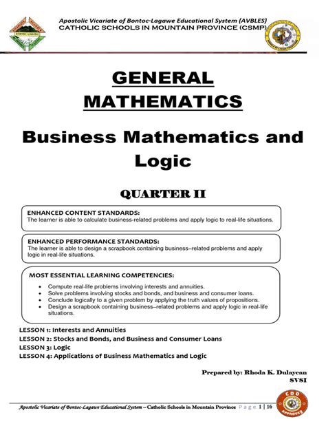 Gen Math Pdf
