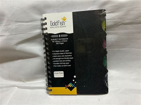 Pu Cover Wire Bound 5 Subject Premium Notebook A5 At ₹ 145piece In