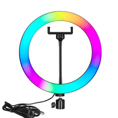 LED Ring light 33cm RGB 25W Black – Best Street