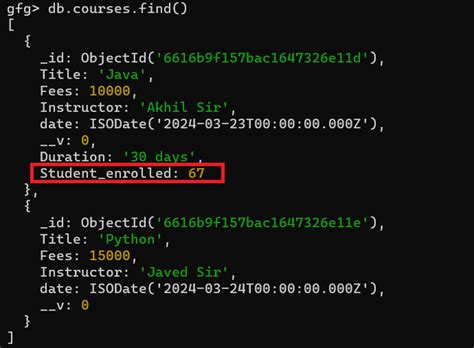 How To Add A New Field In A Collection GeeksforGeeks
