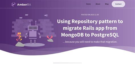 Using Repository Pattern To Migrate Rails App From Mongodb To