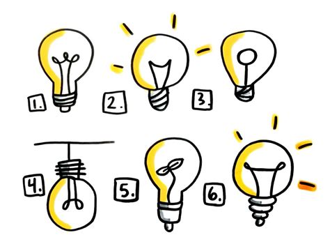 How To Draw Different Lightbulbs Mind S Eye Creative Consulting