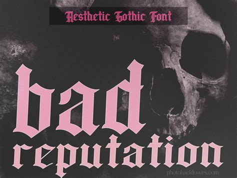Bad Reputation Font