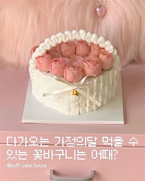 Puffcakehouse 어버이날케이크 성신여대케이크 보문케이크 생크림케이크 젤리클래스 🍀 10000 Follow Event 🍀 많고 많은 케이크샵
