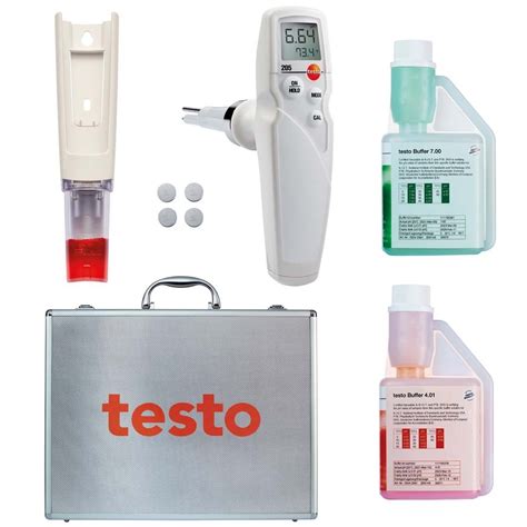 pH метр testo 205 для мяса, почвы, косметики, молока, теста, сыра, хле