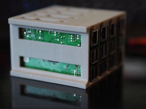tiny raspberry pi server rack cluster case 4 etsy