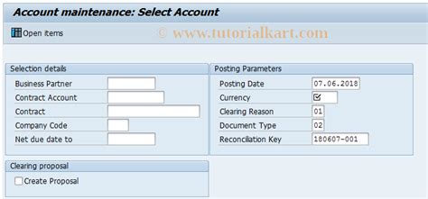 FP SAP Tcode Account Maintenance