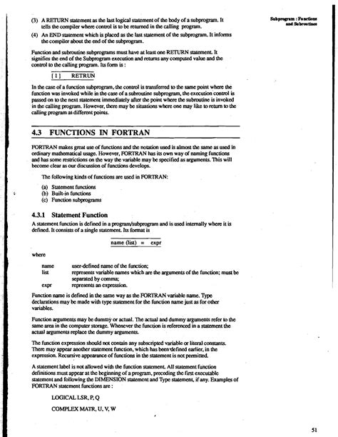 Solution Subprogram Function And Subroutines Studypool