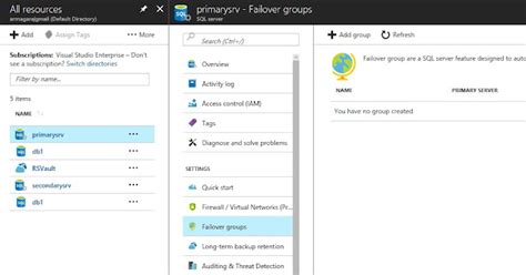 Sql And Sql Only Sql Azure Databases Active Secondary Failover Groups Part 4