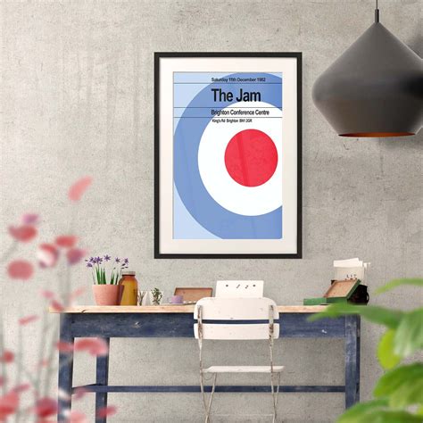 The Jam 1982 Last Concert Poster Weller Five Print Or Framed Options