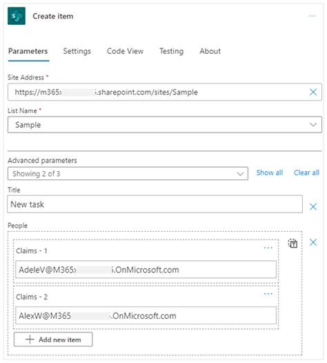 How To Create A List Item With A Person Field Using Power Automate