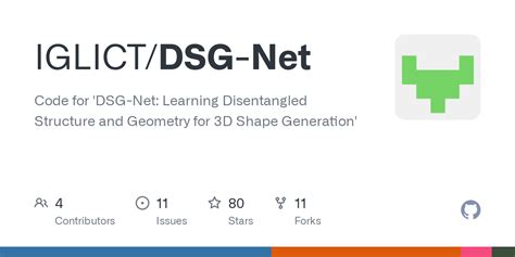 Github Iglictdsg Net Code For Dsg Net Learning Disentangled Structure And Geometry For 3d