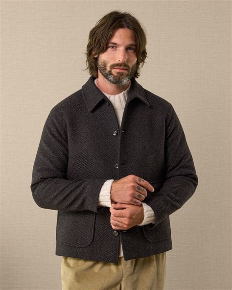 Mens Winter Worker Jacket Made In Italy Velasca