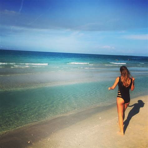 Sorana Cirstea On A Beach Beach Swimwear One Piece