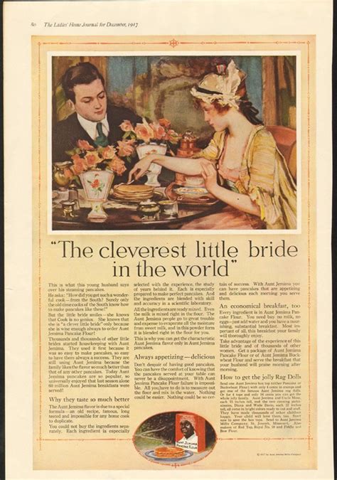 Vintage Recipe Blog Ad Aunt Jemima Pancake Mix