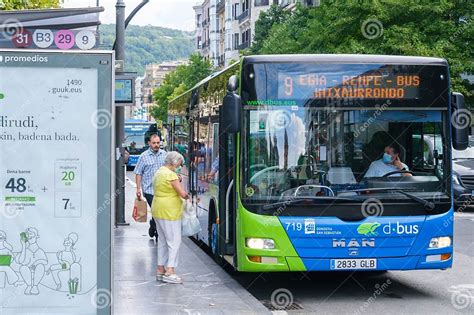 Dbus Company Public Transport Bus In San Sebastian Editorial Stock