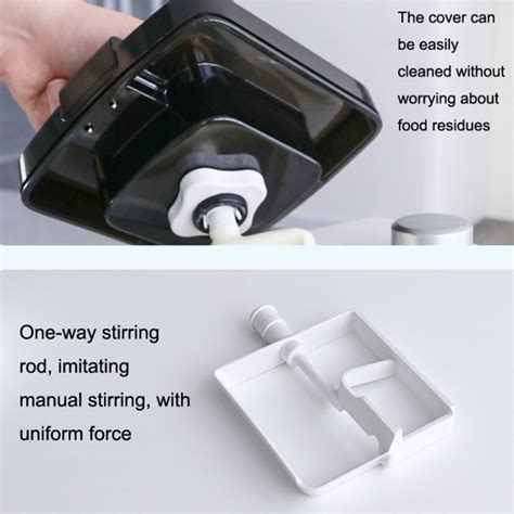 전자 없음 사전 냉각 미니 아이스크림 기계 가정용 자동 수제 요구르트 기계 Au 플러그 흰색