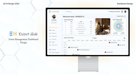 Event Hub Event Management Dashboard UI Design Behance