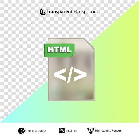 Premium Psd Format File Icon 3d Illustration