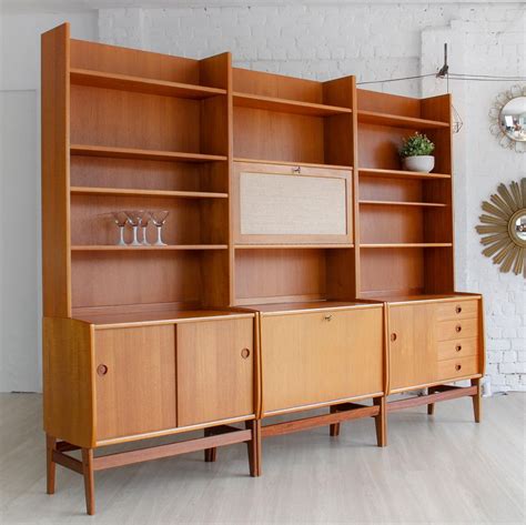 Mid Century Wall Units Set