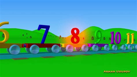 Қазақша Сандар Пойызы және Қазақша Әліппе пойызы 15 минут Youtube