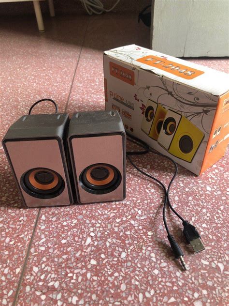 USB Audio Jack Desktop Speaker Audio Soundbars Speakers Amplifiers On Carousell