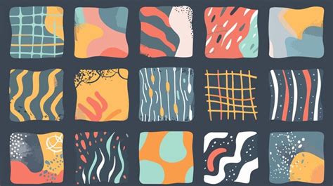 Array Of Varied Shapes Designed For Headers Or Footer Premium Ai