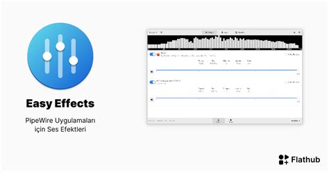 Easy Effects Uygulamasını Linuxta Kur Flathub