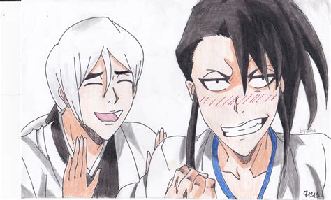 Bleach Jushiro Ukitake And Byakuya Kuchiki By Bokuotaku On Deviantart